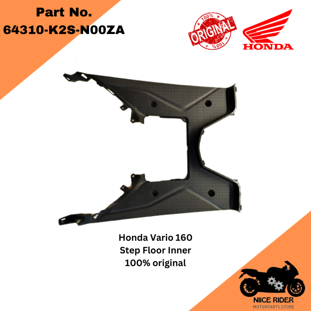 Vario 160 Honda inner leg step floor cover kaki pijak ori 100% 64310-K2S-N00ZA | Shopee Malaysia