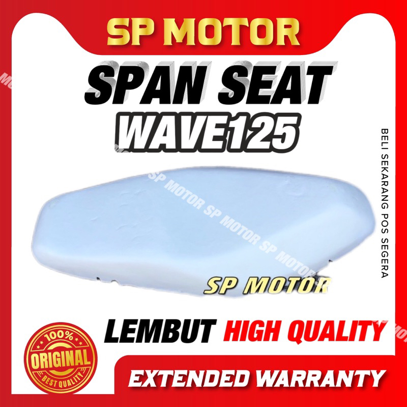 WAVE125 CUSHION SEAT SPAN WAVE125 PU FOAM FORM WAVE125 KUSION KUSYEN TEMPAT DUDUK SPAN | Shopee ...