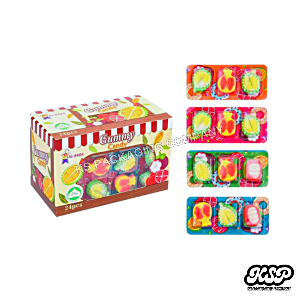 9g x 24pcs Ali Baba Gummy Candy Fruity | Shopee Malaysia