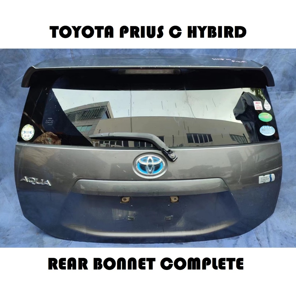 🇯🇵🇯🇵 Toyota Prius C Hybrid NHP10 2011–2021 Rear Bonnet Complete With ...