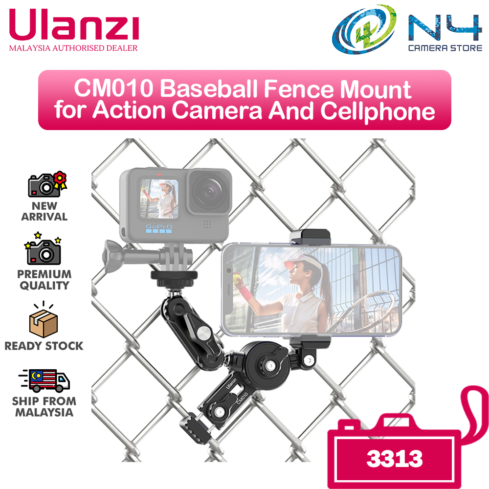 Ulanzi CM010 Baseball Fence Mount For Action Camera And Cellphone 3313 | Shopee Malaysia