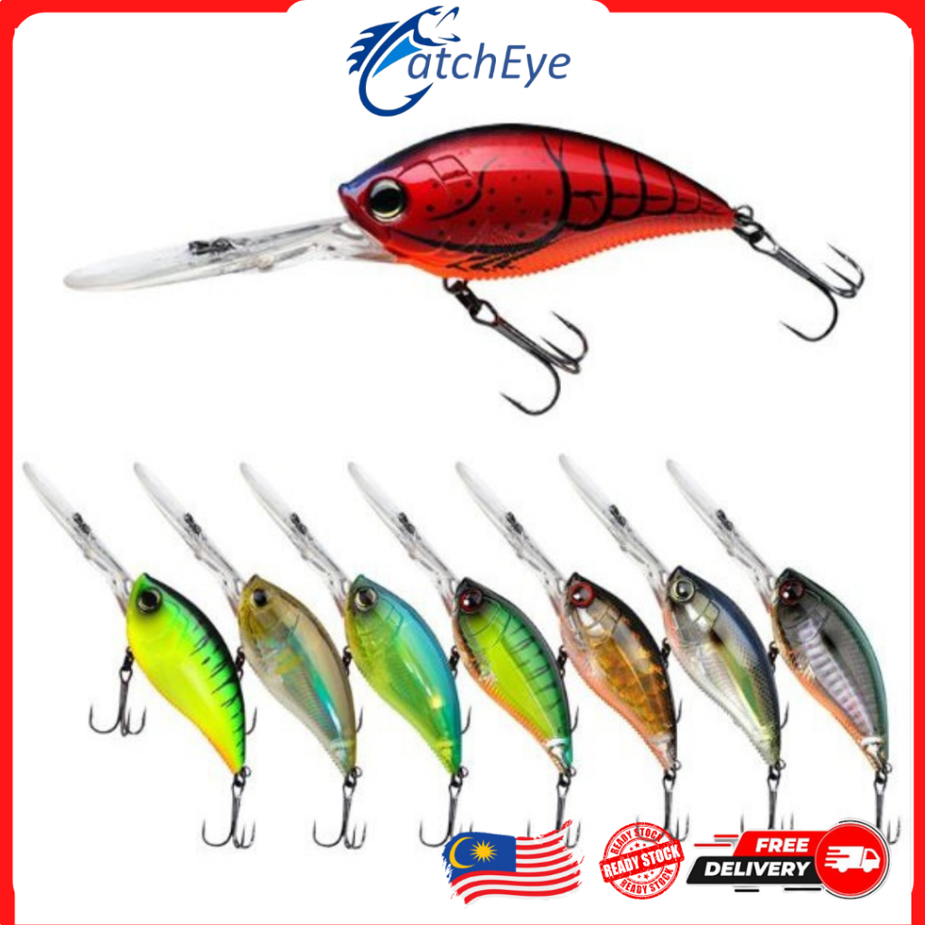 High Quality Gewang Casting Toman Kerapu Siakap Floating Crank Bait ...