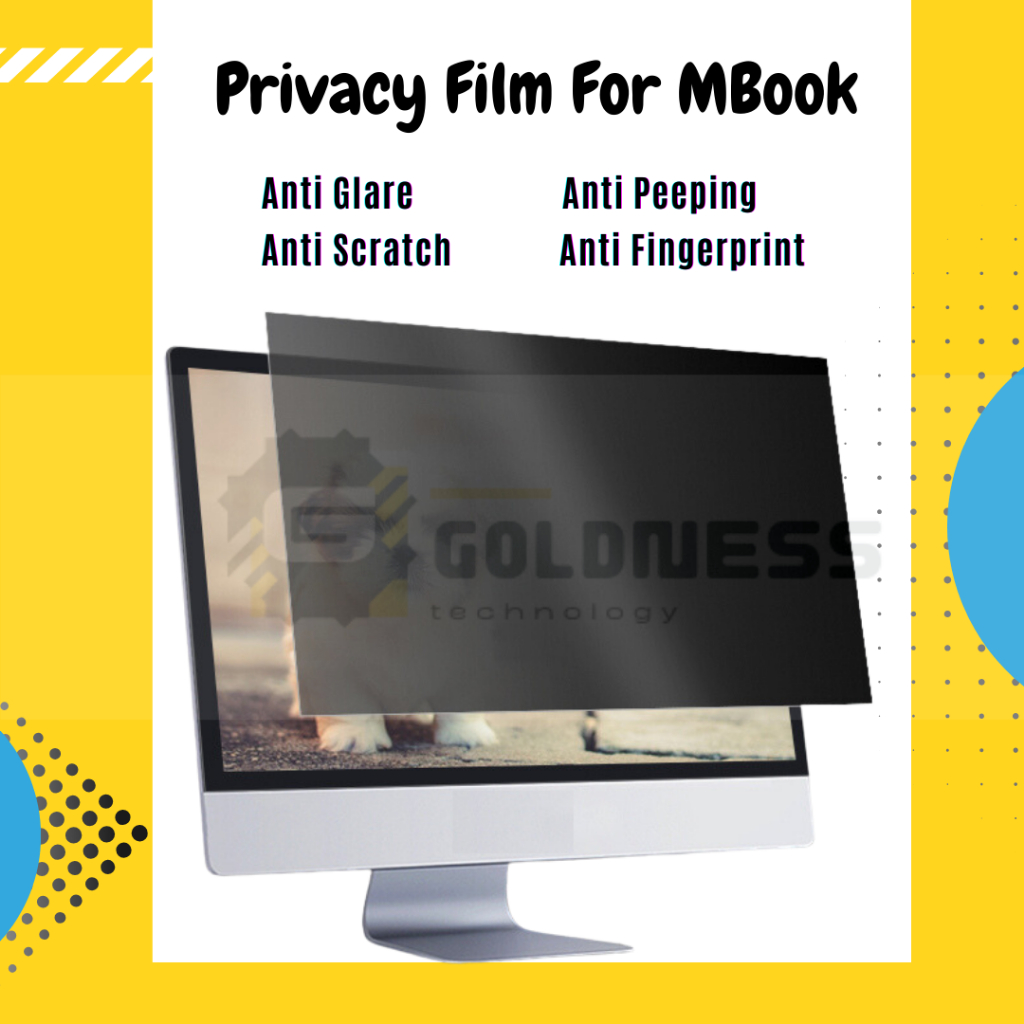 privacy screen protector laptop privacy window film anti spy screen ...