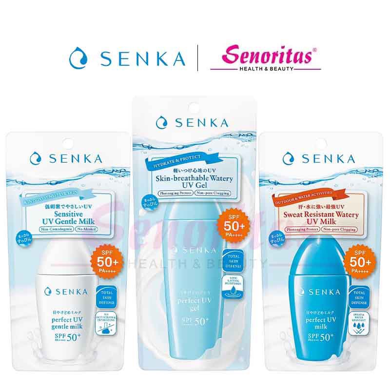 Senka Perfect UV Sunscreen Gel / Milk | Shopee Malaysia