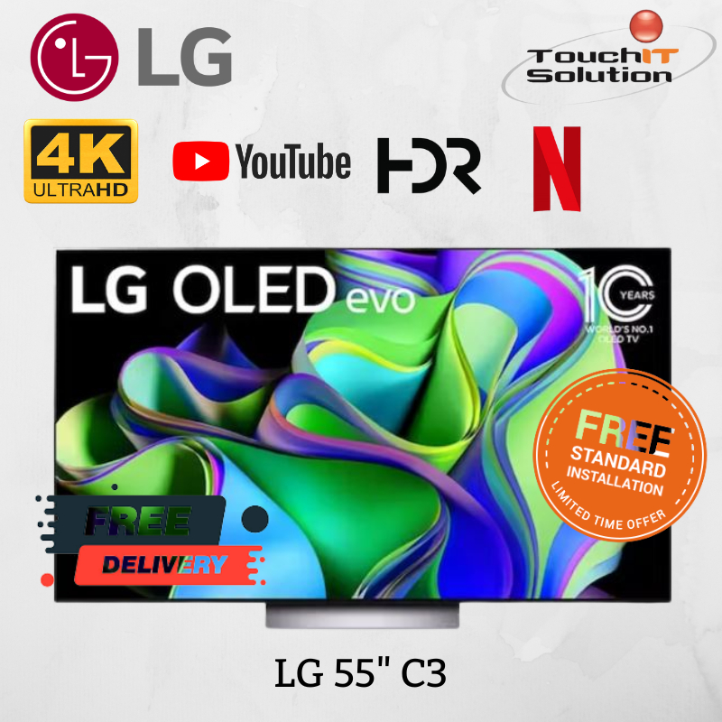 LG OLED evO C3 120Hz Dolby Vision & HDR10 4K UHD Smart TV (2023 ...