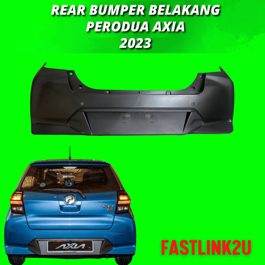Perodua Axia D7A4 2023 Rear Bumper Belakang Original 100% New High ...