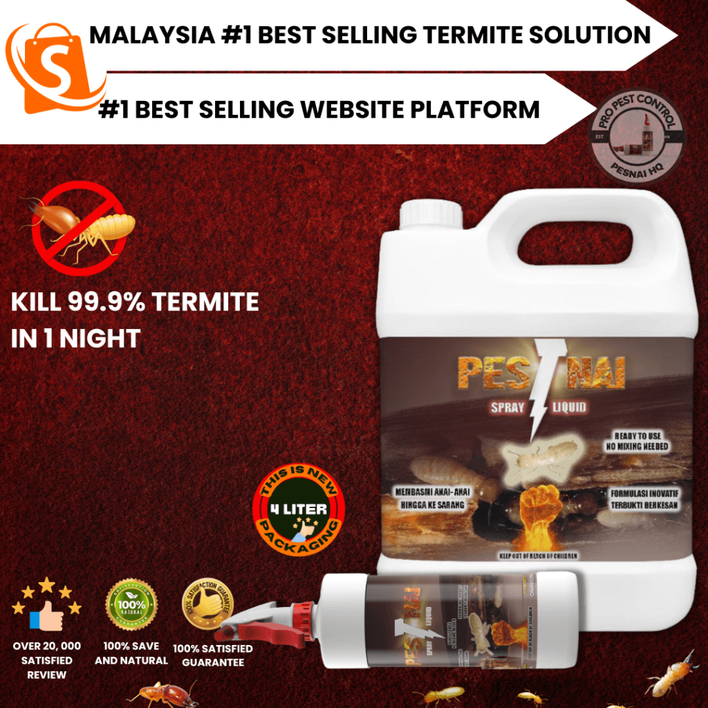 TERMITE SOLUTION - PESNAI ANAI-ANAI VIRAL - PEMBASMI ANAI-ANAI PALING BERKESAN - BIG PACKAGING ...