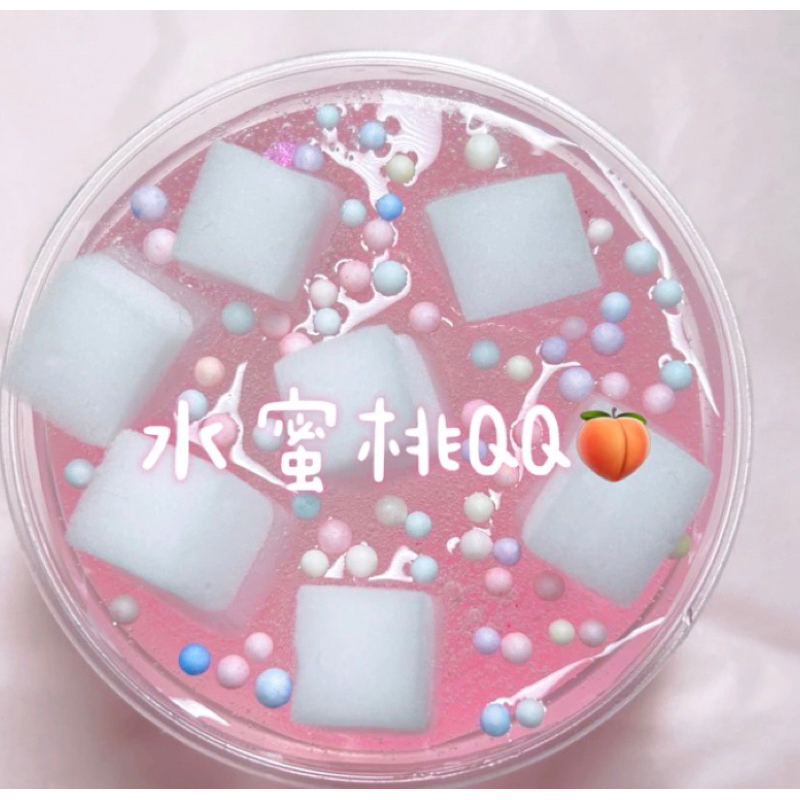 《𝑆𝑙𝑖𝑚𝑒♡︎》水蜜桃QQ🍑｜Slime 史萊姆 椰果 粒粒 透泰 100ml | Shopee Malaysia