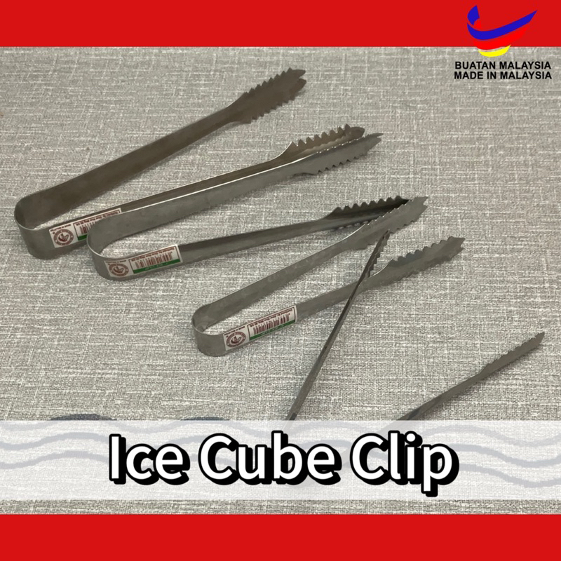 8”/ 7”/ 6” Stainless Steel Ice cube Clip / Food Clipper/ Barbecue Clip ...