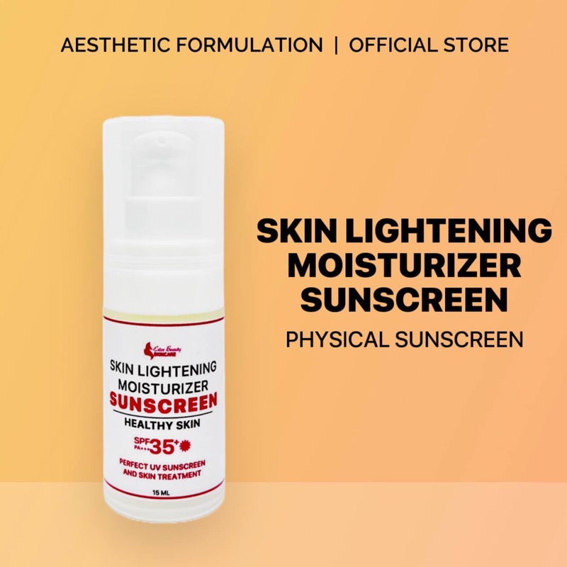 AESTHETIC Skin Lightening Moisturizer Sunscreen SPF35+ PA+++ (15ml ...