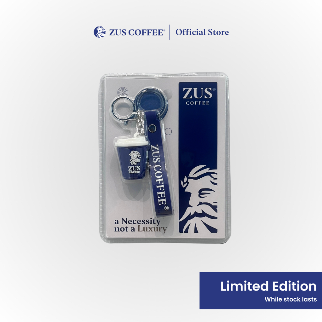 ZUS Key Chain - ZUS COFFEE Hot Cup - Thunder Blue | Shopee Malaysia
