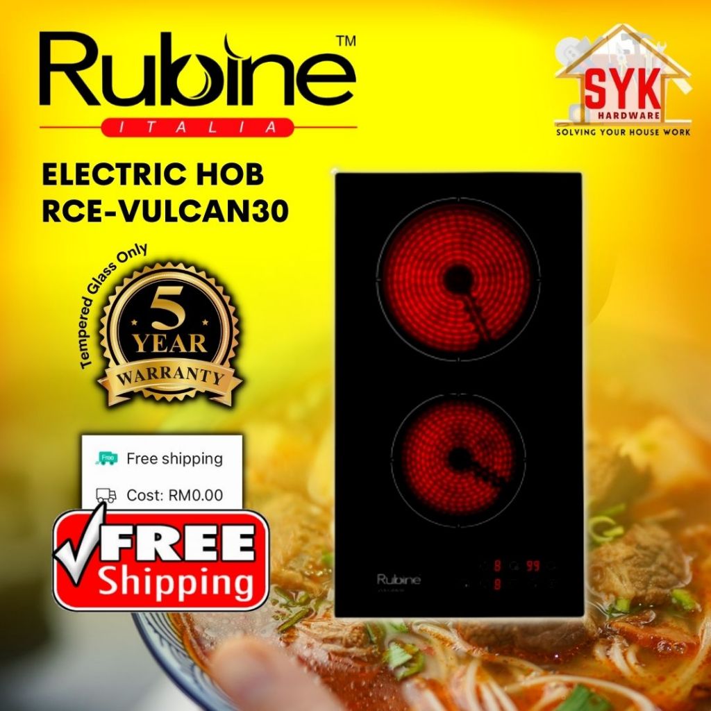 SYK (Free Shipping) Rubine Built In Electric Stove Cooker Hob RCH ...