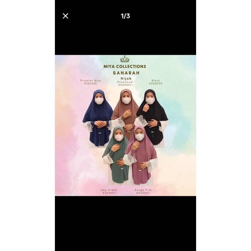 Saharah Hijab by Miya Collection | Shopee Malaysia