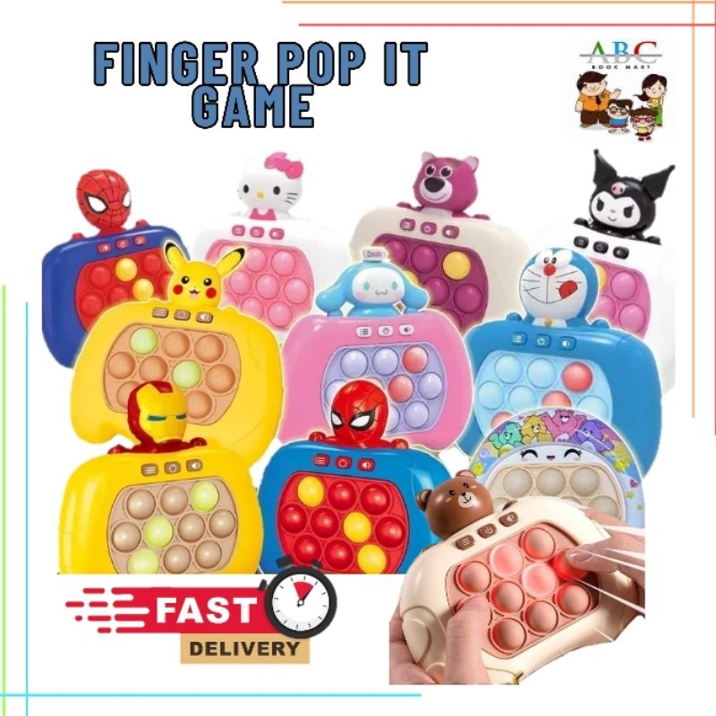 ( READY STOCK ) CUTE CARTOON FINGER PRESSURE POP IT GAME FOR KIDS ...