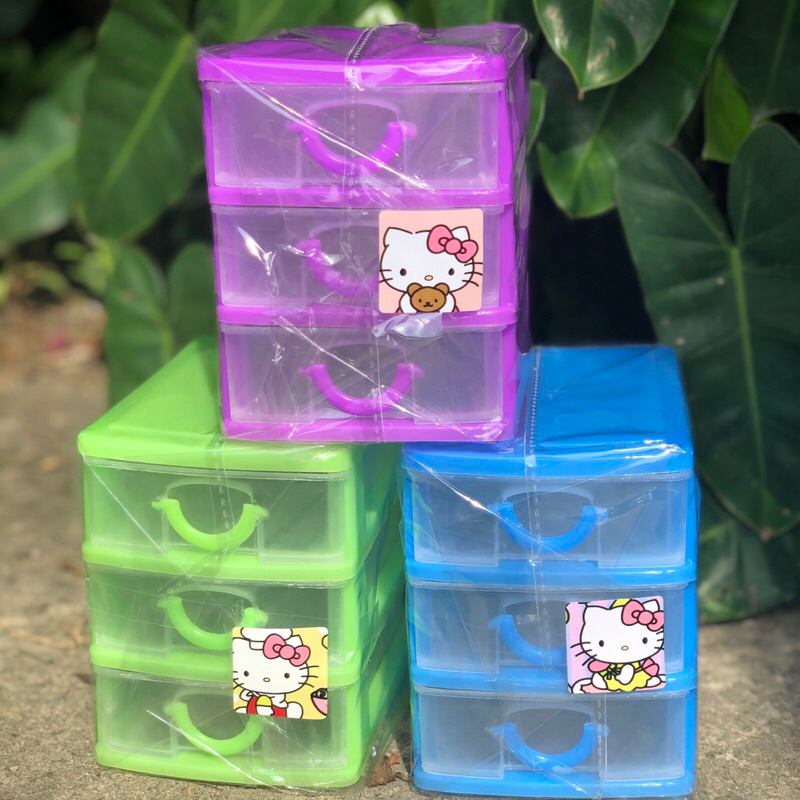Storage Box Mini 3 Layer Storage Cabinet 13cm X 9cm X 11.5cm ( Ready ...