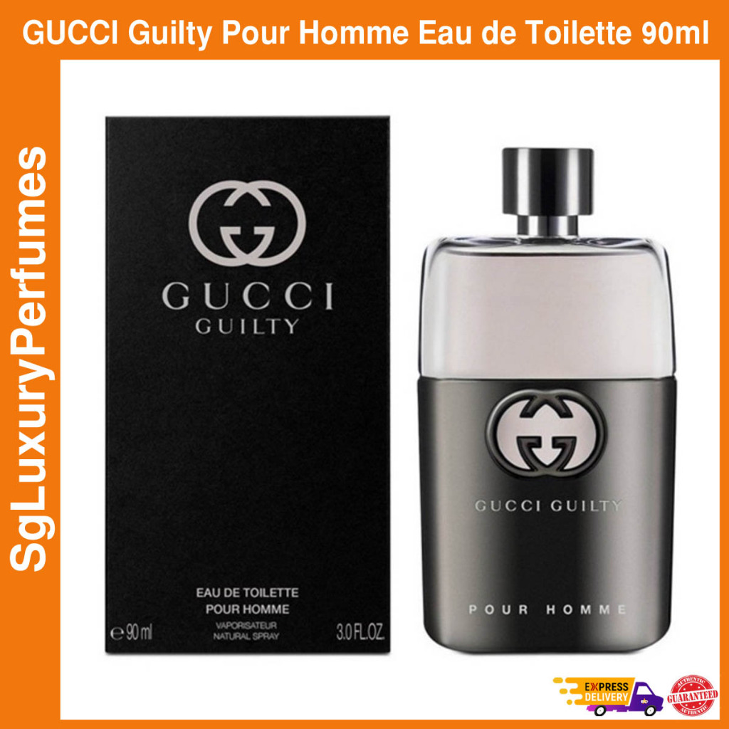 💯 Ori Gc Guilty Pour Homme Eau de Toilette 90ml Perfume For Men ...