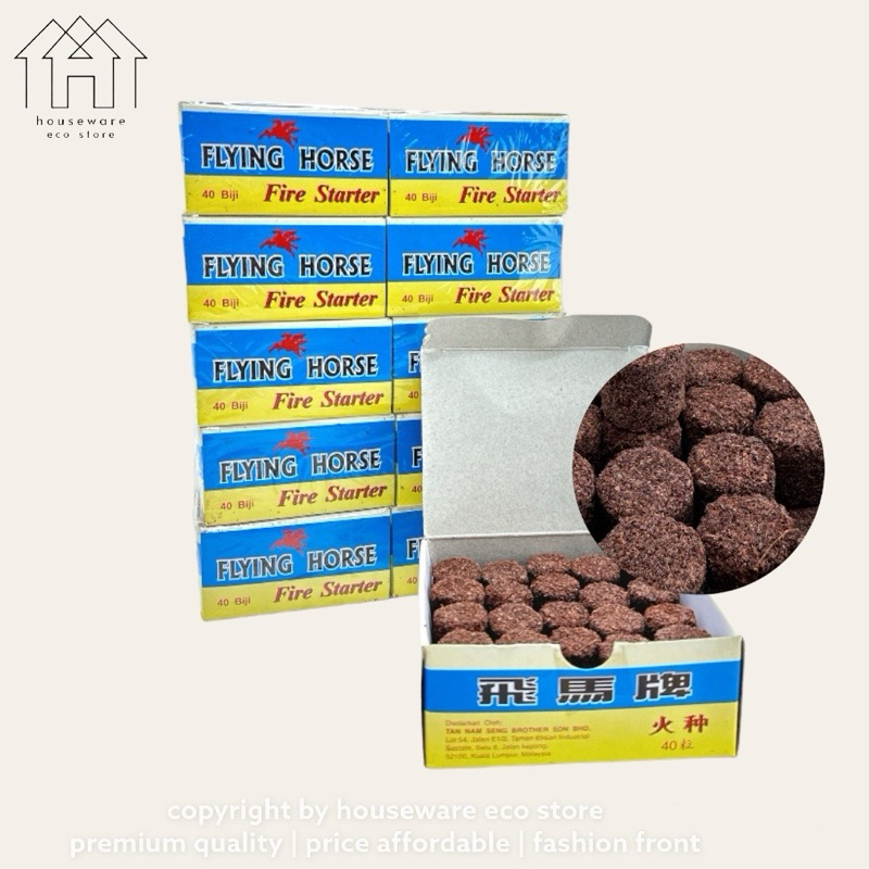 Fire Starter Easy Burn Charcoal / Arang Kayu BBQ Coconut Charcoal ...