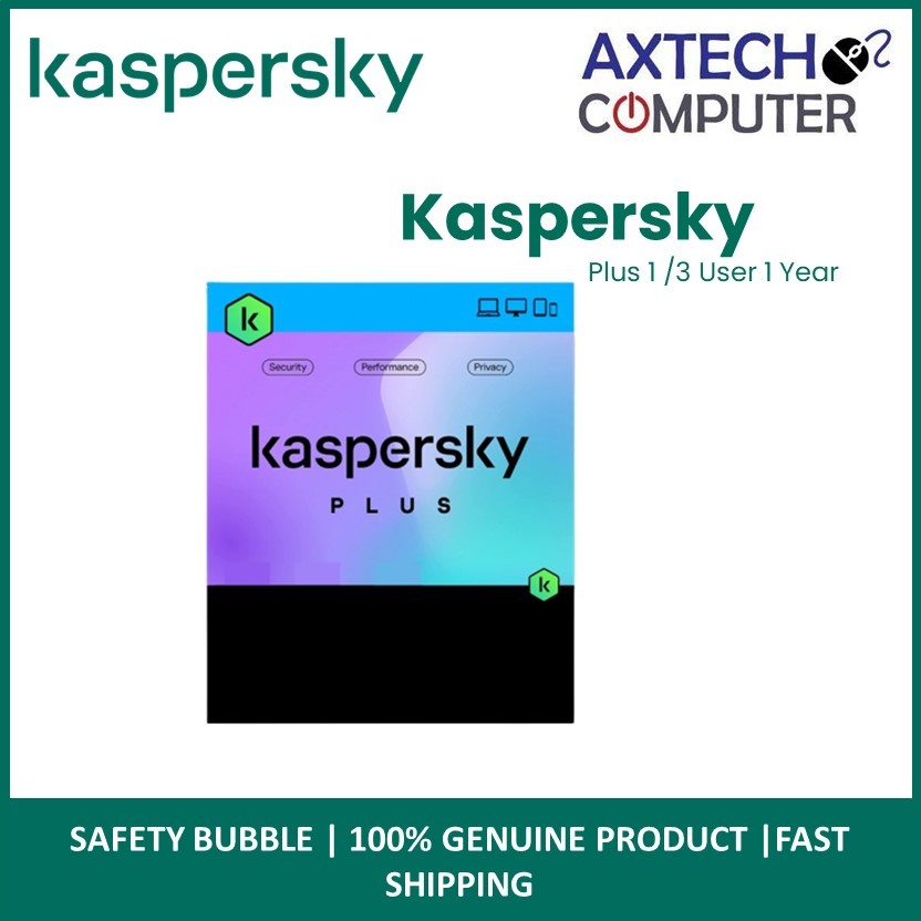 Kaspersky Plus - 1 Year ( 1 & 3 Devices ) | Shopee Malaysia