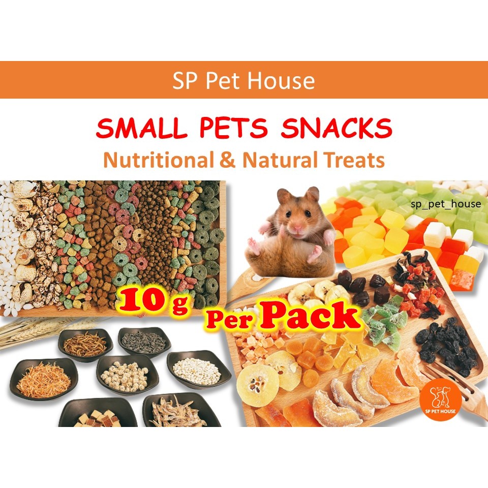 Hamster Snacks Hamster Treats Testing Package 10g Hamster Dried ...