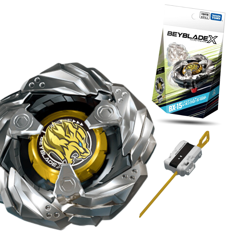 Beyfan Bx 15 Starter Leon Claw 5 60p Takara Tomy Beyblade X Regular