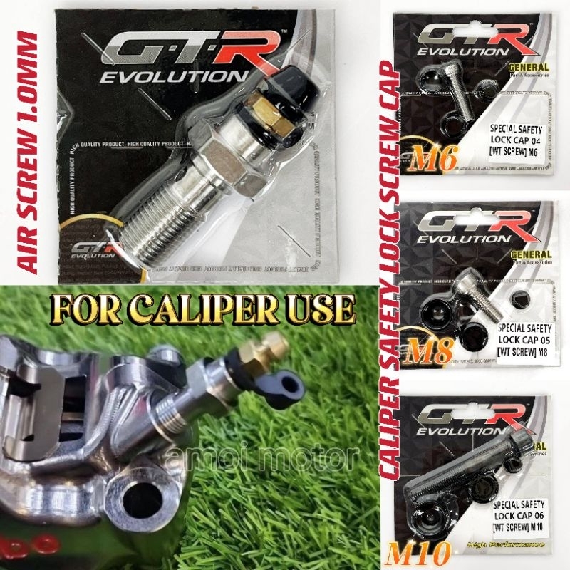 Brake Caliper Special Safety Lock Screw Cap M6 M8 M10 Brake Hose ...