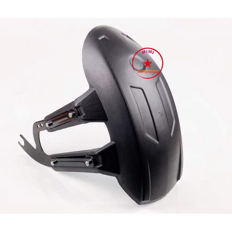 UNIVERSAL SPLASH GUARD CARBON BLACK MOTORCYCLE R15 MT15 R25 MT25 ...
