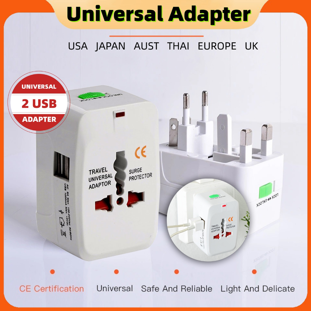 All-in-one Worldwide Universal International Travel Adapter Charger ...