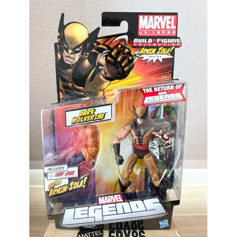 Marvel Legends DARK WOLVERINE from Build-A-Figure Arnim Zola Wave ...