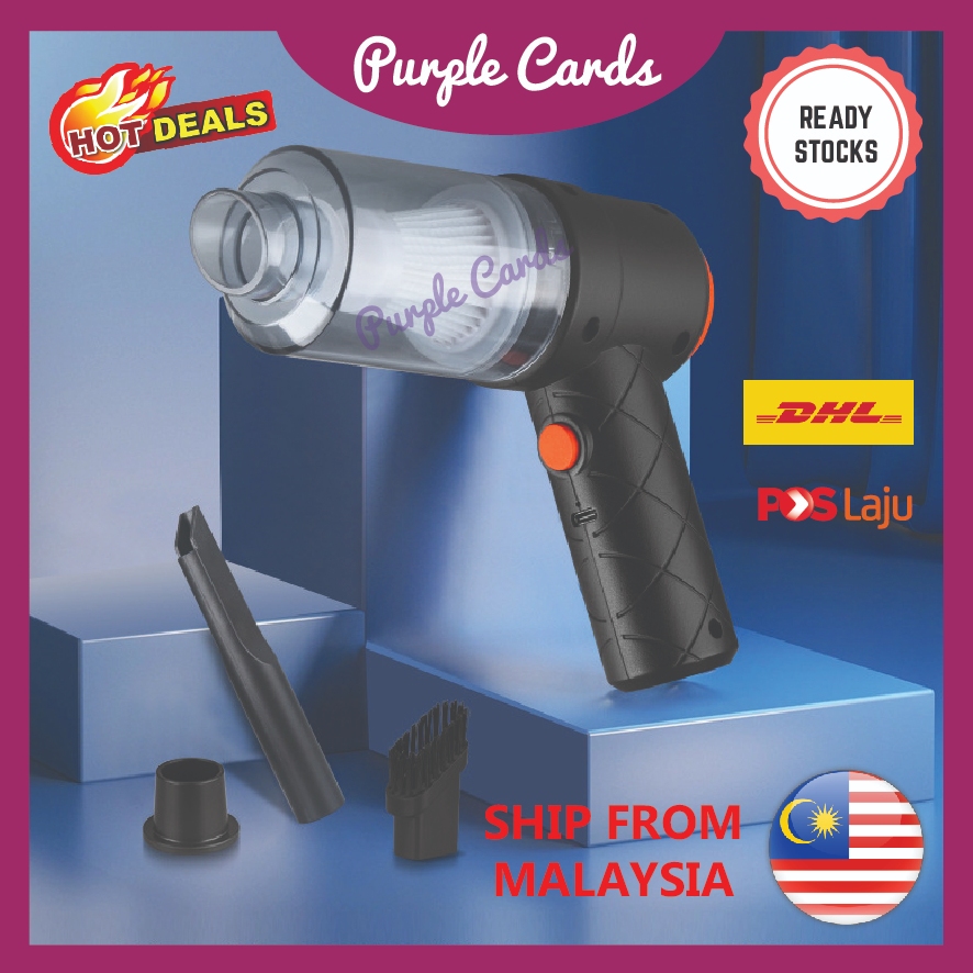 Car Vacuum Cleaner / Portable Vacuum / Cordless Vacuum / Vakum Kereta ...