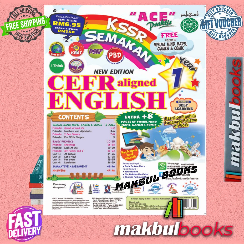 PNI NEURON: ''ACE'' PRAKTIS KSSR SEMAKAN CEFR ALIGNED ENGLISH YEAR 1 ...