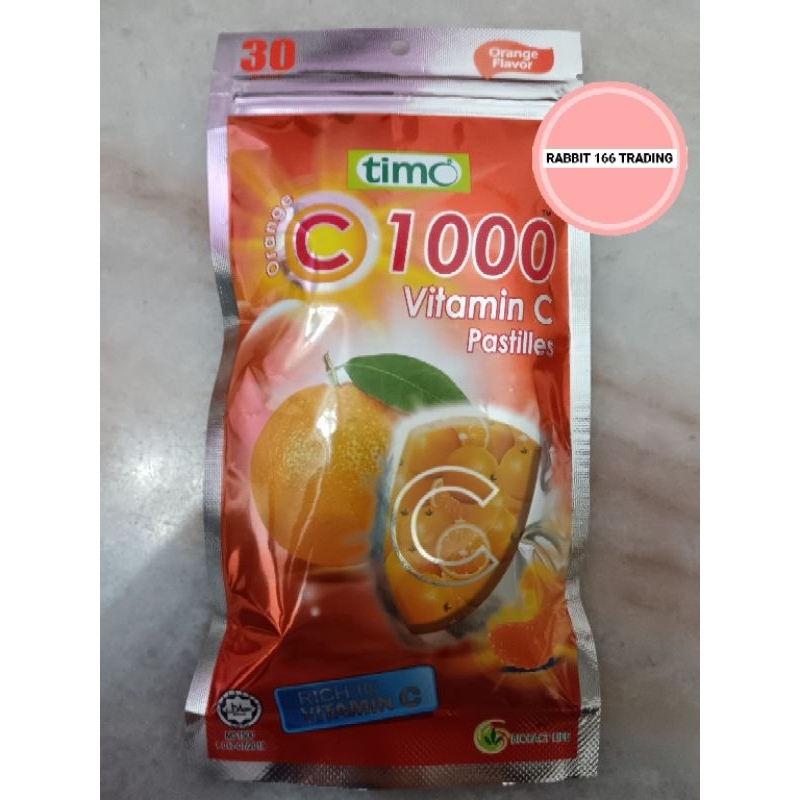 Timo Orange 1000 Vitamin C Pastilles | Shopee Malaysia