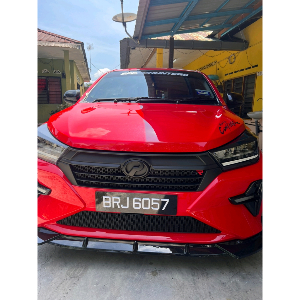 Perodua Axia 2023 ,AXIA 2024, AXIA 2025 Car Number Plate Plastic White ...