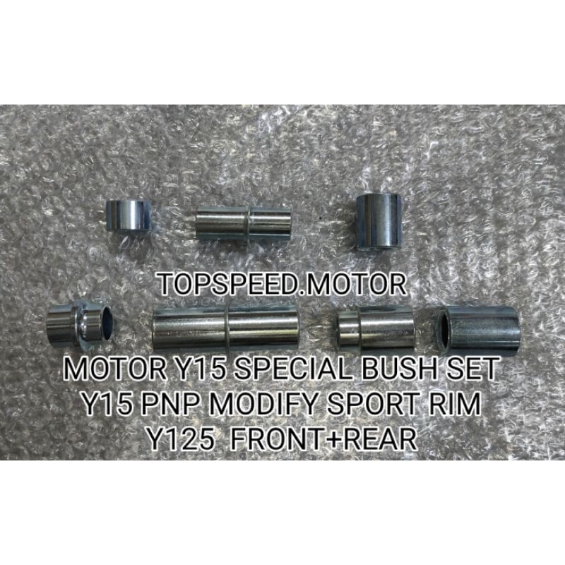 Y15 SPECIAL BUSH SET Y15 PNP MODIFY SPORT RIM Y125 FRONT+REAR | Shopee ...