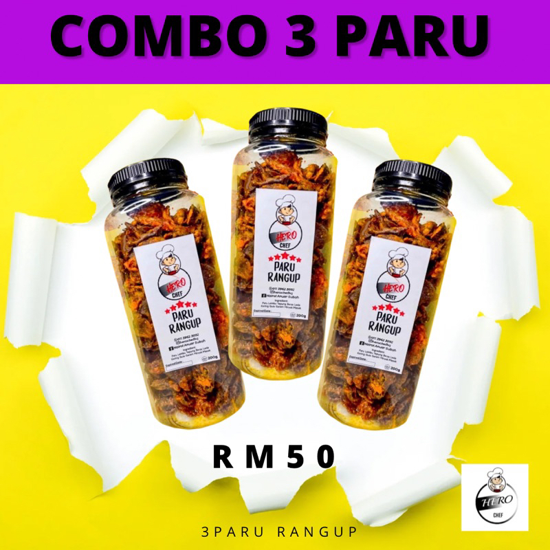 Combo 3 Paru Rangup Hero Chef | Shopee Malaysia