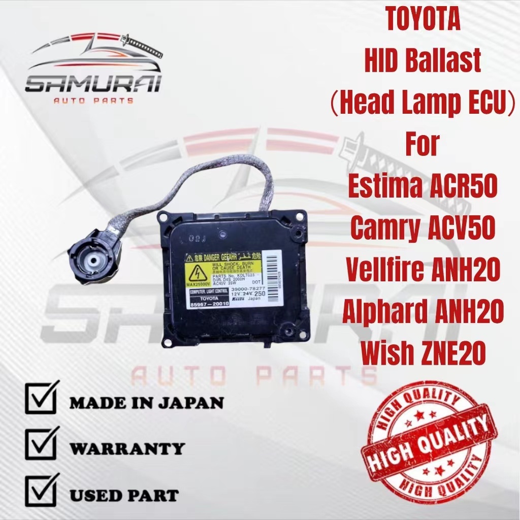 TOYOTA HID Ballast ( Head Lamp ECU ) For Estima ACR50, Camry ACV40, Vellfire ANH20, Alphard ...
