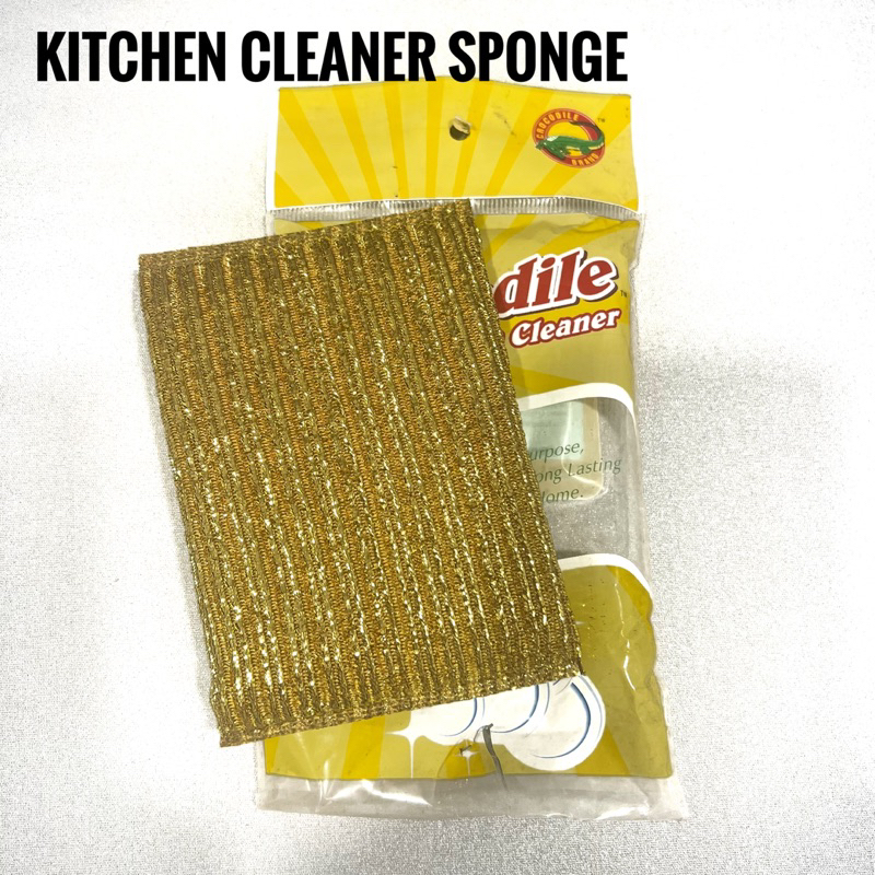 Crocodile Kitchen Cleaner Sponge Dish Sponge Pinggan Span | Shopee Malaysia