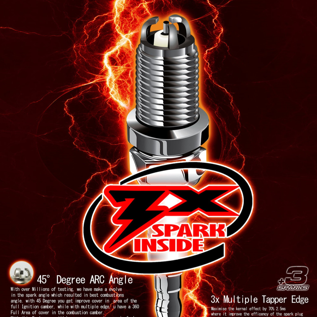 SGT 3X Spark Plug (4pcs) For PROTON CAMPRO Engine (Saga FLX, Gen2 ...