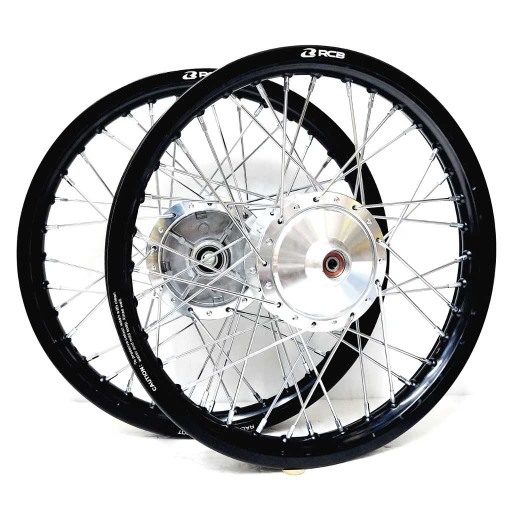KRISS 1 Set Racing Boy 160X17 Black, SYS Hub Gantang, RCB Lidi/Spoke ...