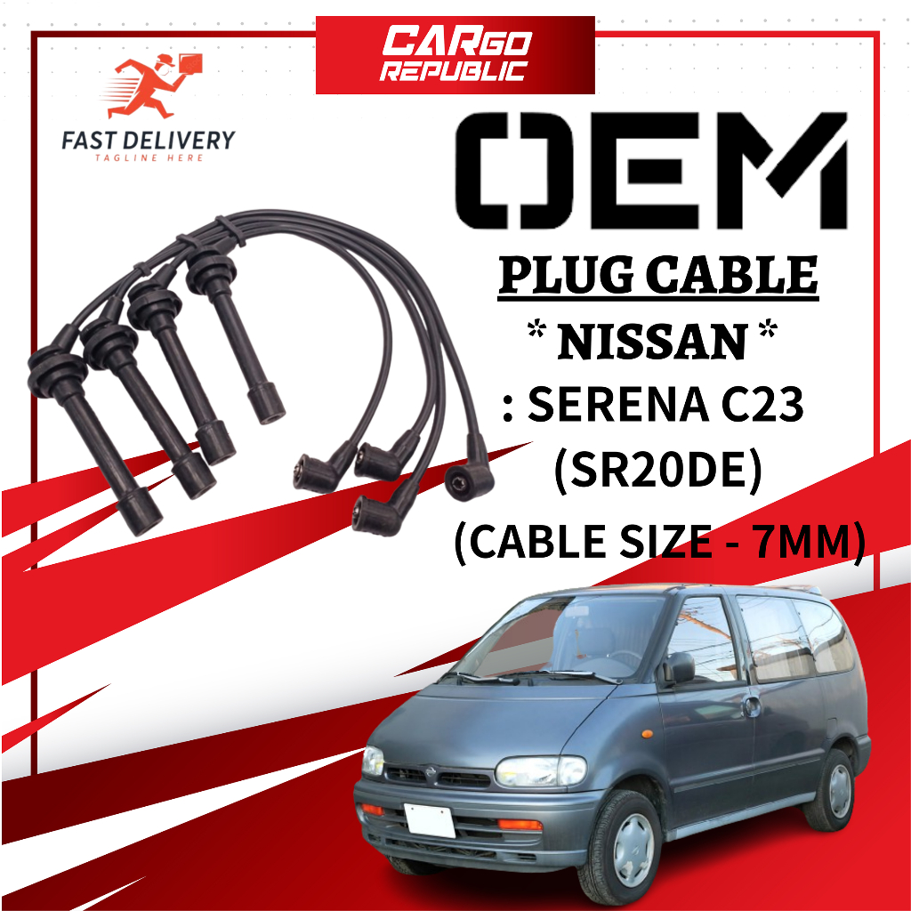 Nissan Serena C23 / C24 (SR20DE) Plug Cable 100% Good Quality Product ...