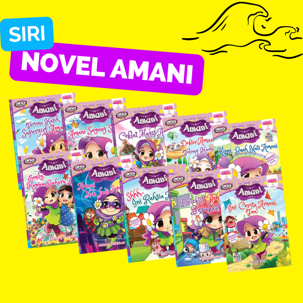 Siri Novel Amani | DOKTOR AMANI | SUPERHERO | COKLAT MAGIS AMANI [Buku ...