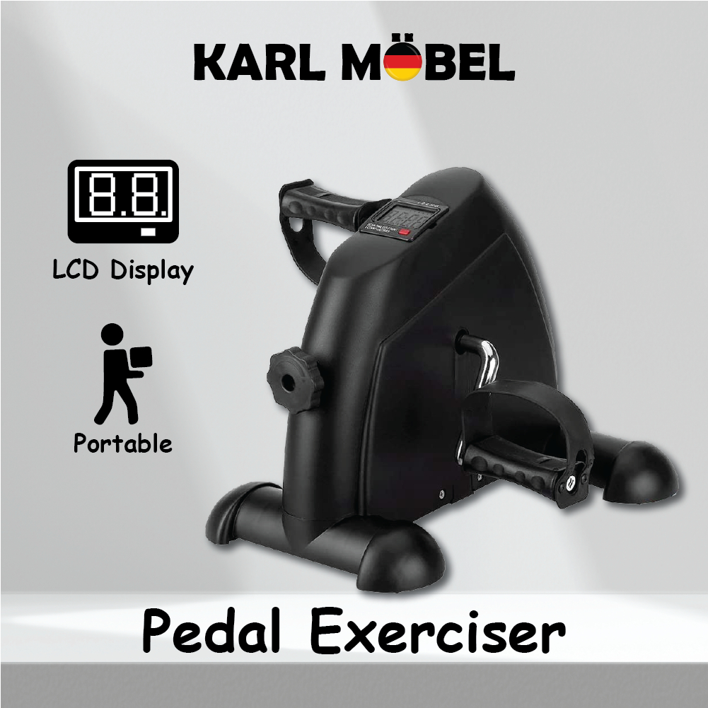 Mini Exercise Bike with LCD Monitor Portable Mini Bike Home Trainer Arm ...