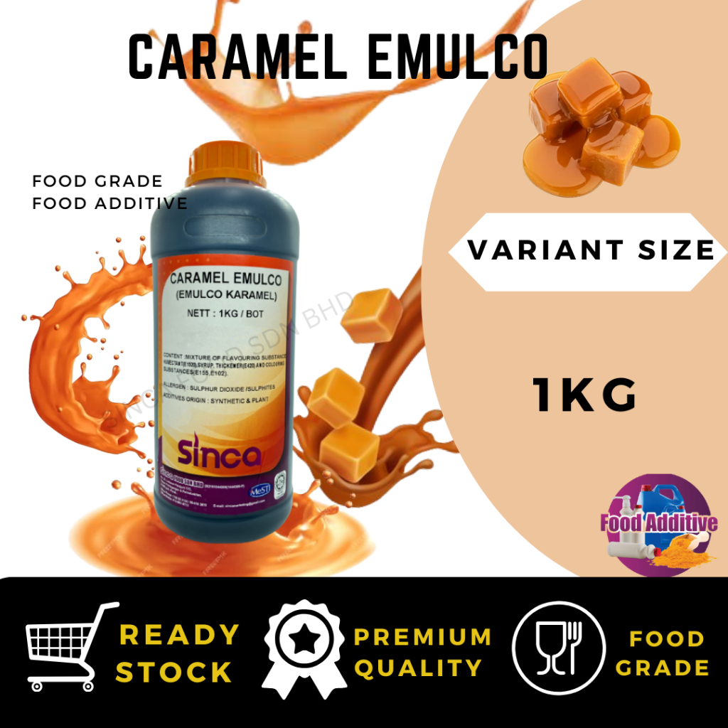 (HALAL) Caramel Emulco 1KG - FOOD GRADE (Ready Stock) | Shopee Malaysia