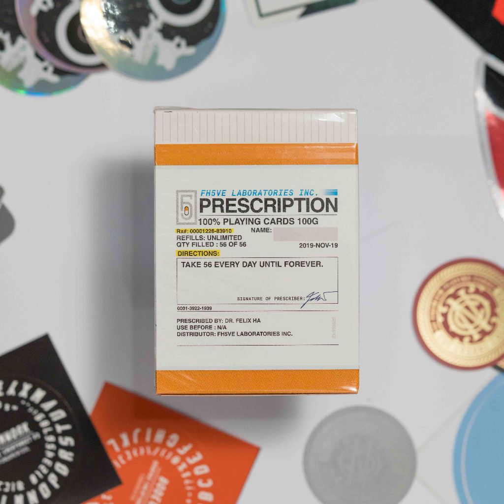 PRESCRIPTION Playing Card Inspired by Doctor and Medical Professional ...