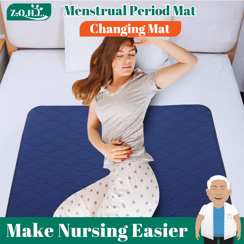 Zhenqinghuli Alas Tilam Waterproof Bed Pad Waterproof Adult Washable ...