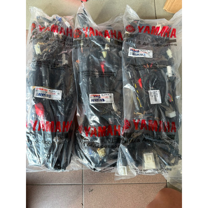 YAMAHA 100% ORIGINAL NVX155 V1 V2 KEYLESS/KEY FRAME BODY HARNESS SET ...