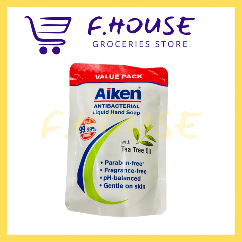 Aiken Tea Tree Oil Antibacterial Hand Soap Pouch (200g) | Shopee Malaysia