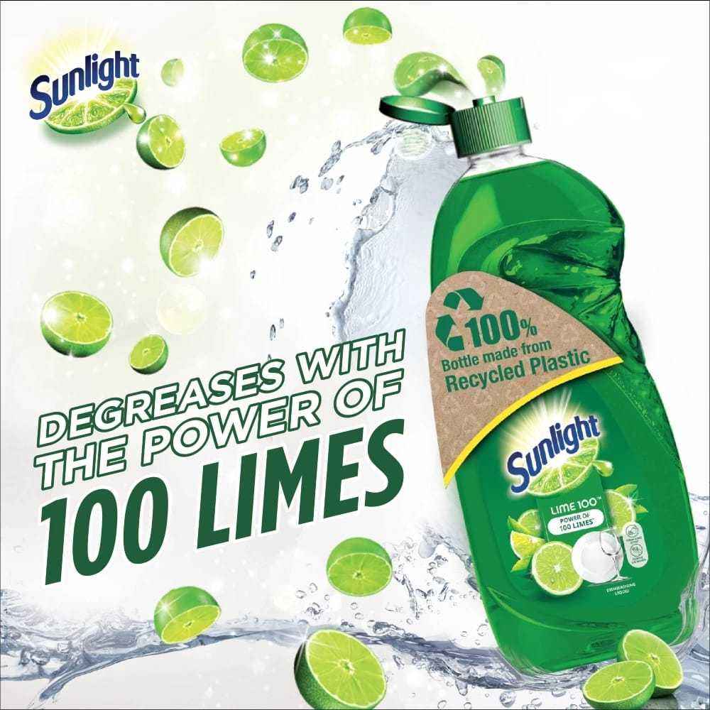 SUNLIGHT Dishwash Liquid (Power of 100 Lime) 800ml | Shopee Malaysia