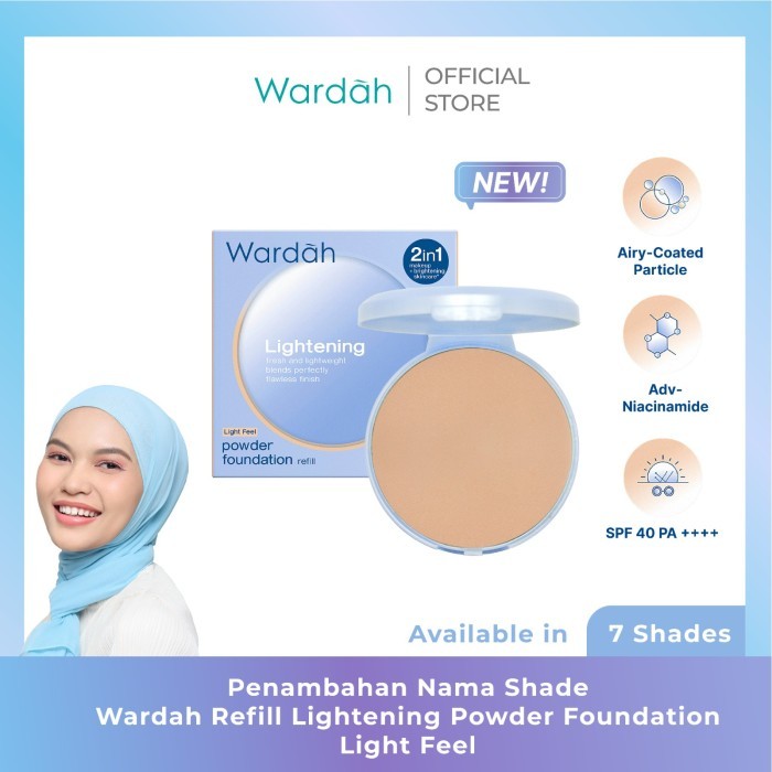 Wardah Lightening Powder Foundation SPF 15 Refill | Shopee Malaysia