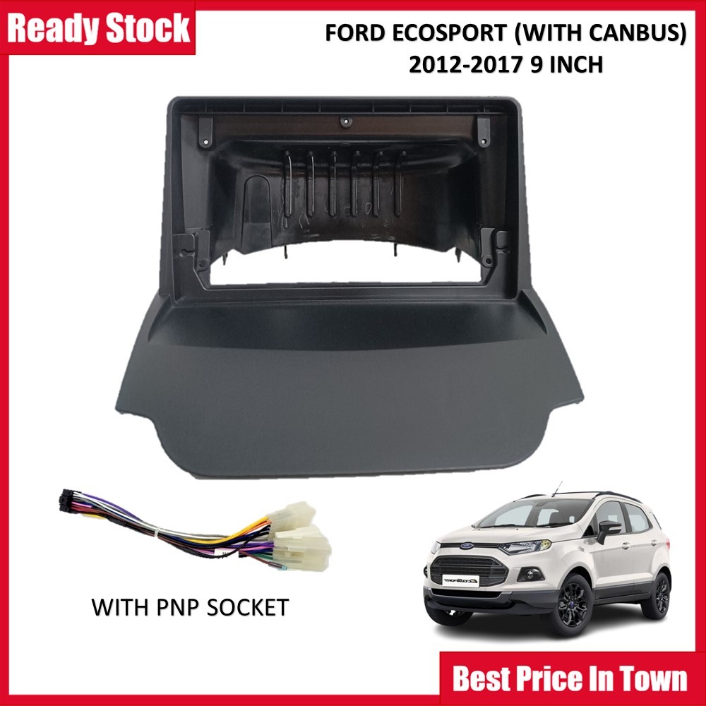 Android Player Casing FORD ECOSPORT 9'' (WITH CANBUS)2012-2017-BLACK ...