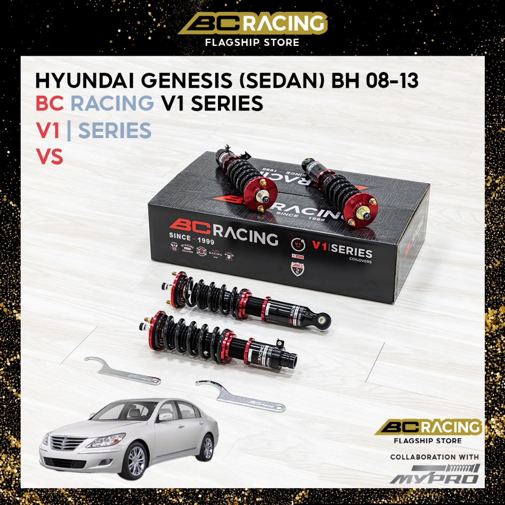BC Racing V1 Series High Low Soft Hard Adjustable Absorber for Hyundai ...